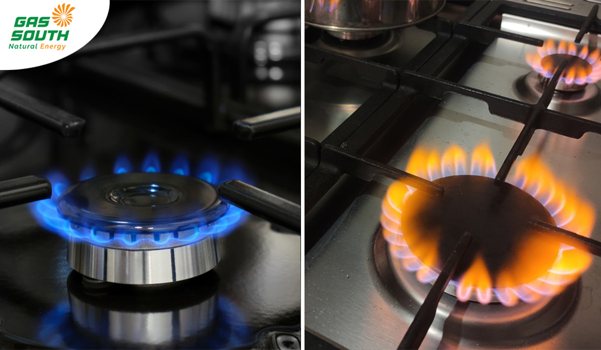 Vì sao bếp gas xuất hiện lửa đỏ? Cách khắc phục hiệu quả | GAS SOUTH